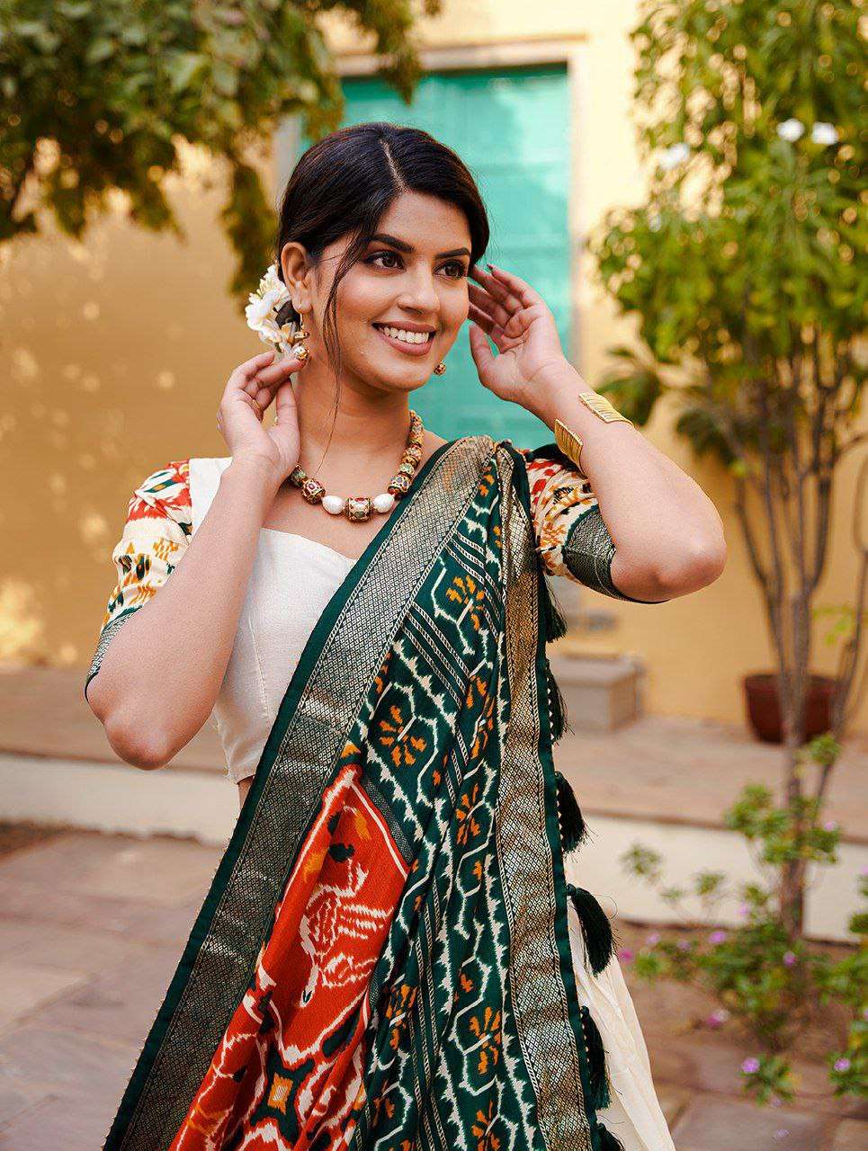 Women’s Ethnic Printed Lehenga Choli Set with Patola Design Dupatta ? Festive & Cultural Wear ...